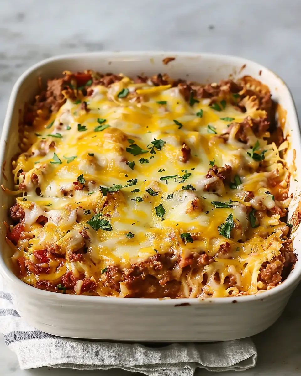 homestyle ground beef casserole