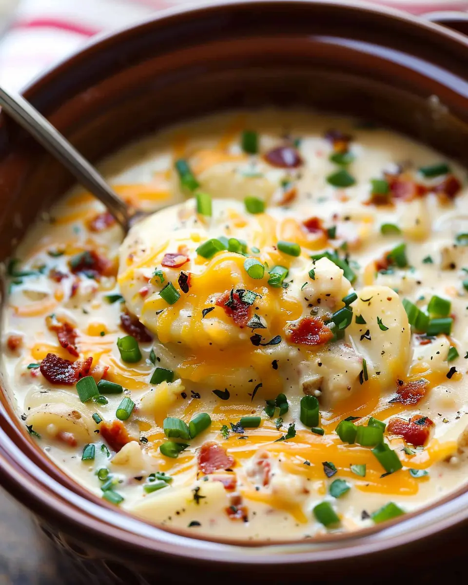 Crock Pot Crack Potato Soup