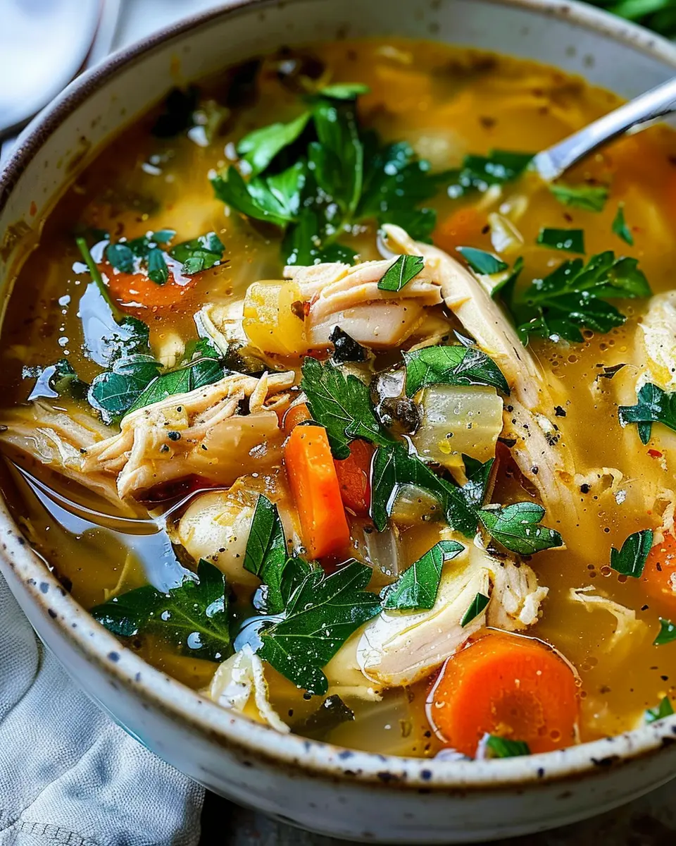 Tuscan Style Chicken Soup