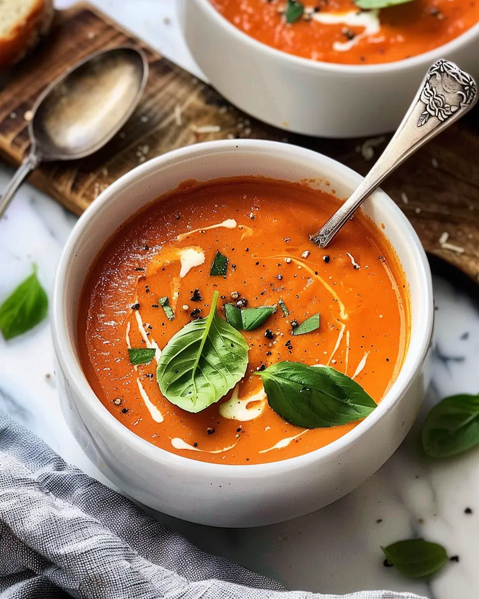 Middle-of-Winter Creamy Tomato Soup